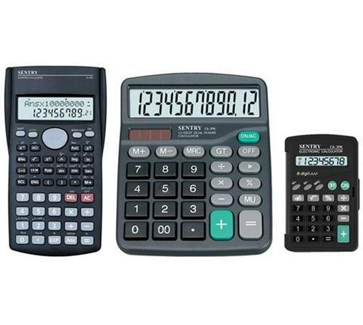 Buy Sentry Triple Pack Home and Office Calculators Scientific ...