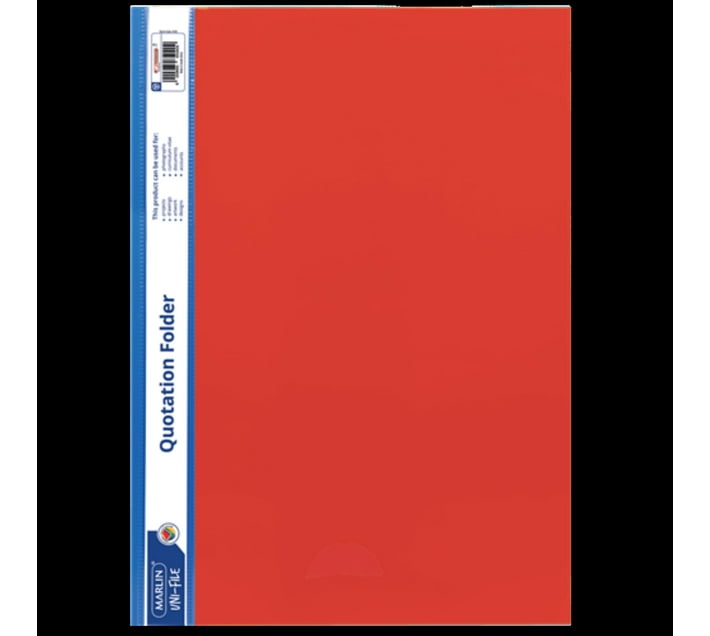 Someone’s in a Makro Marlin A4 Red Quotation and Presentation Folder Mood