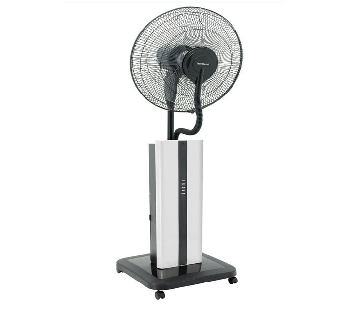 Bennett HFN101 A 400 mm 3 Blade Misting Fan (Black, Pack of 1) | Makro