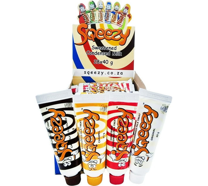 Sqeezy 4 mix Condensed milk Box (28 x 40 g) | Makro