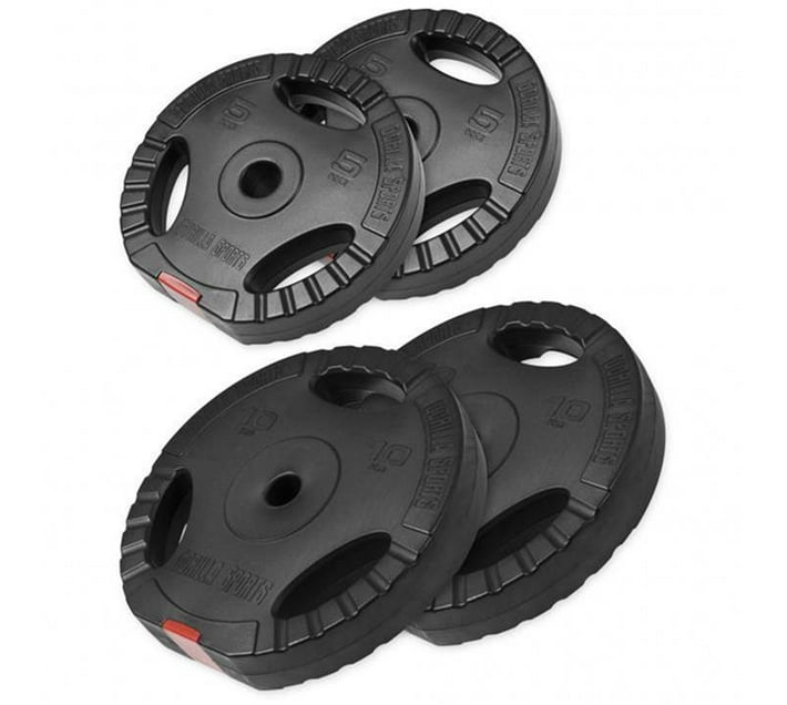 Someone’s in a Makro GORILLA SPORTS SA - Vinyl Grip Weight Plates 30 kg ...
