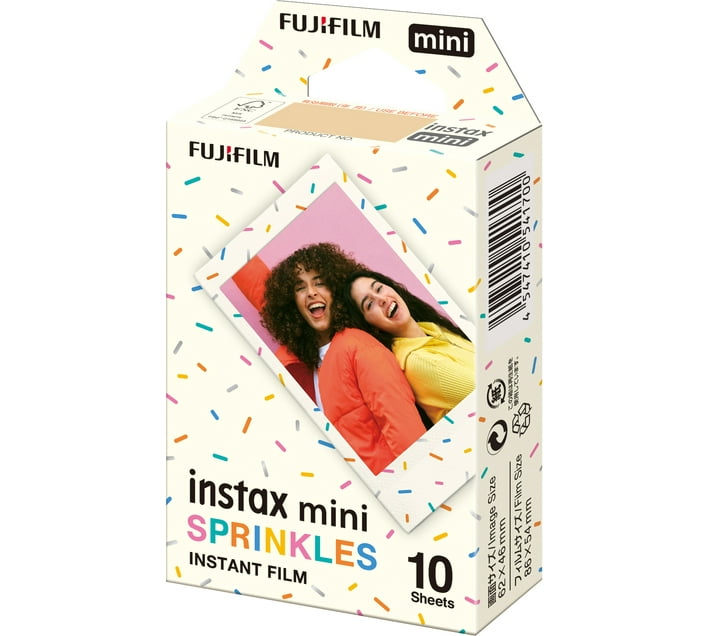 Fujifilm MINI INSTAX SPRINKLES Film Roll (Yes 800 ISO Pack of 1) | Makro