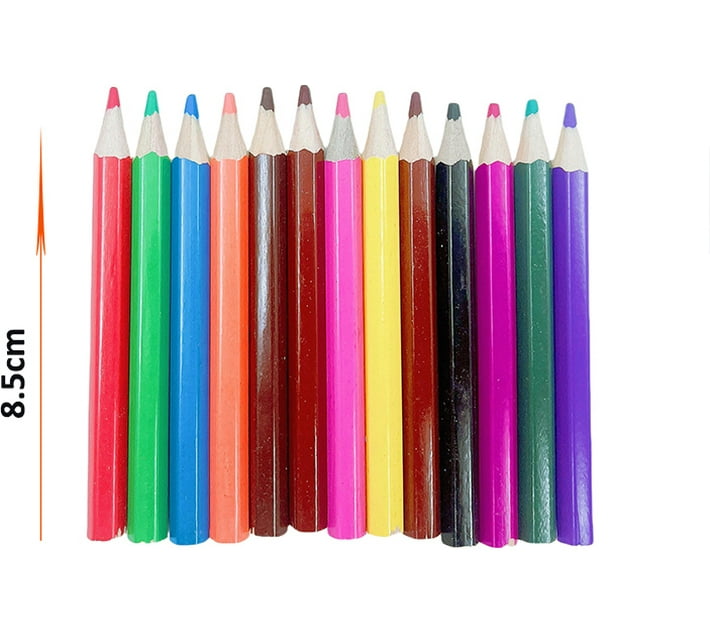 Panda Color pencil Hexagon Shaped Colour Pencil (Set of 12, Multicolor ...