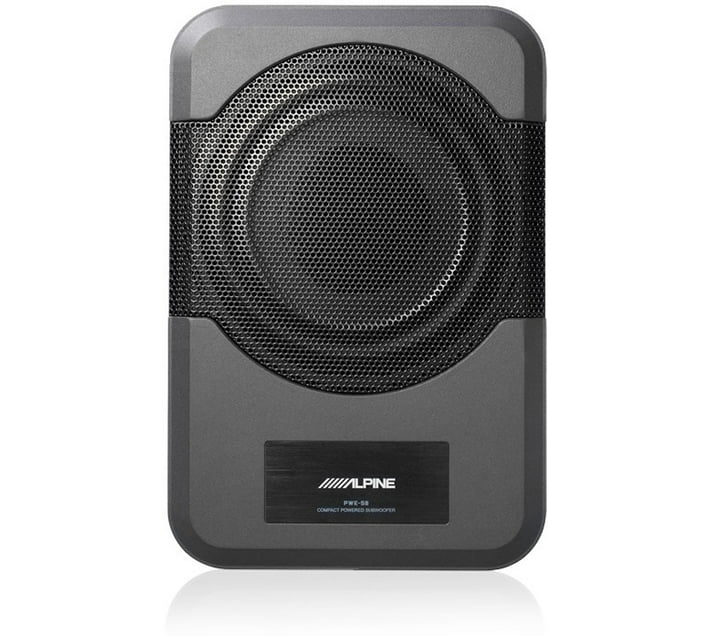 Alpine PWE-S8 Active 8 inch Subwoofer Tray Panel Rectangular Car ...