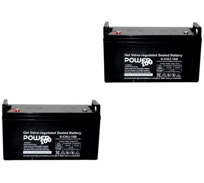 Sosolar Deep Cycle Gel Battery Sealed Lead-Acid (SLA) Battery (Pack of ...