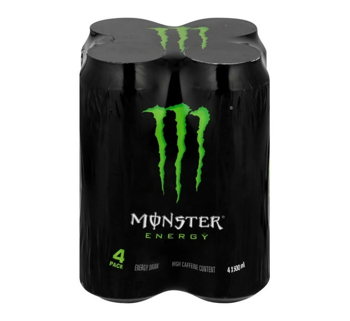 Buy Monster Energy Drink Original (4 x 500ml) in Bulk | Makro Business