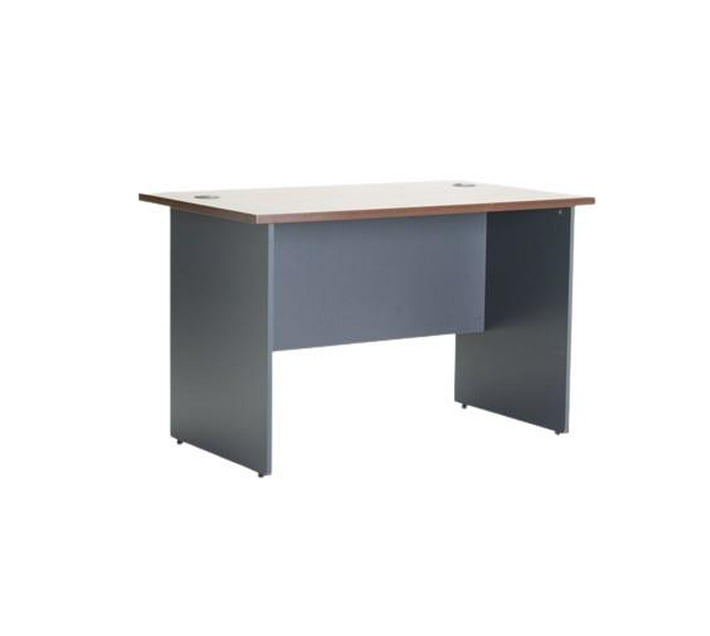 Someone’s in a Makro Axa 120cm Desk - Walnut Mood