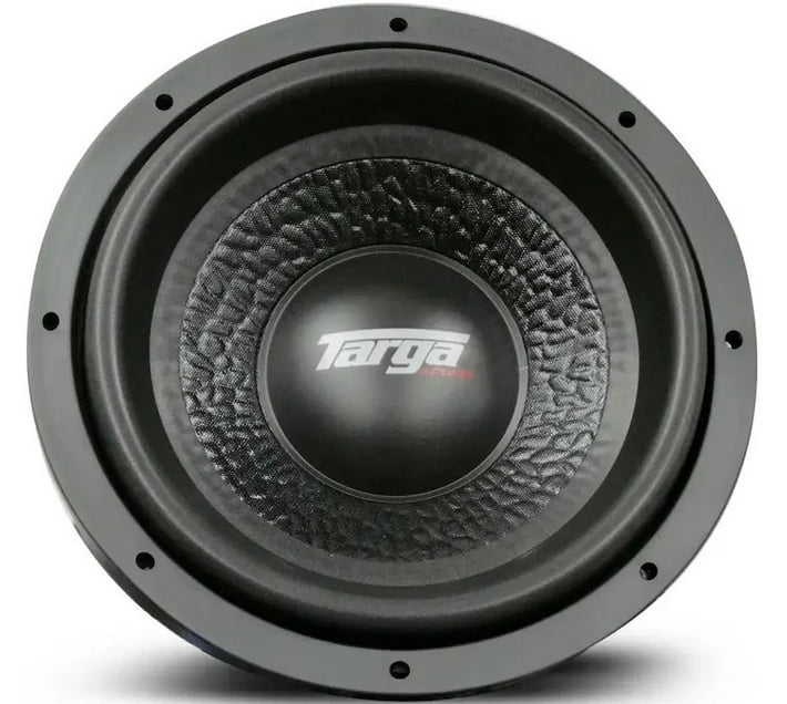 Targa TG-1244DW Subwoofer Rear Deck Mounted Round Car Speaker (11000 W ...