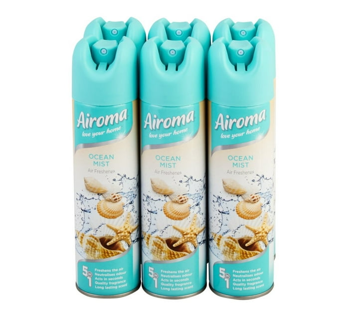 Airoma Air Freshener Ocean Mist (6 x 210ml) | Makro