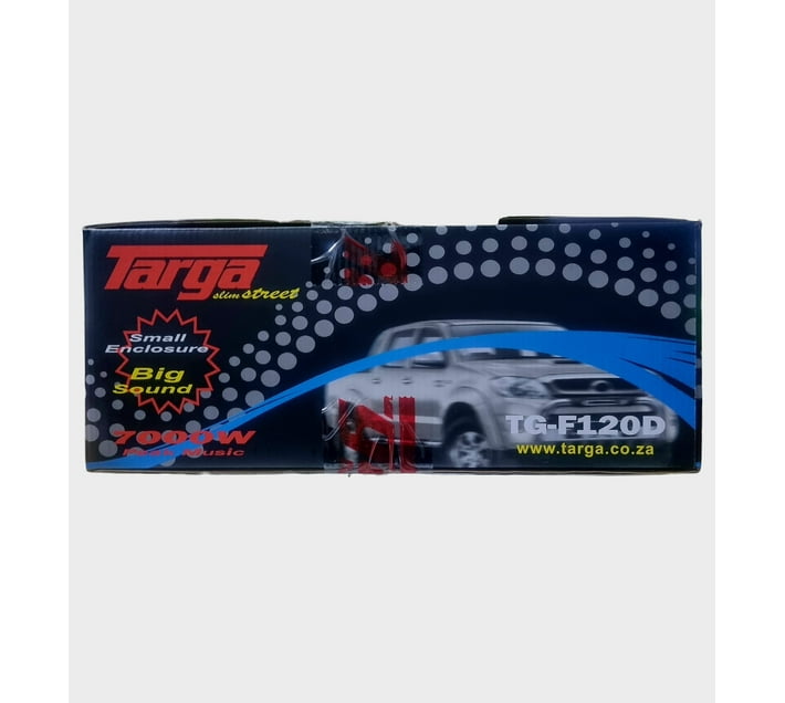 TARGA TG-F120D Subwoofer Rear Deck Mounted Round Car Speaker (7000 W ...