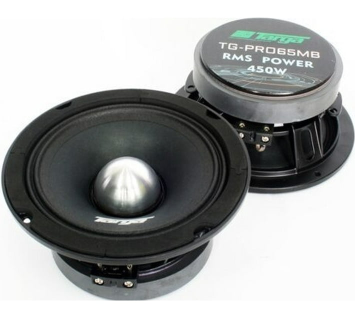 Targa TG-PRO65MB Coaxial Door Mounted Round Car Speaker (450 W) | Makro