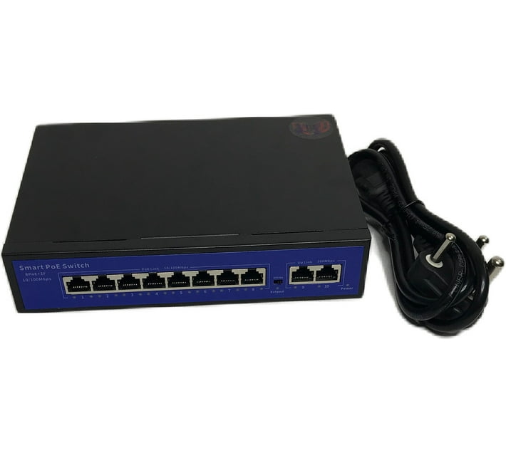 8 Port Poe Smart Switch with 2 Uplink 8 Port Poe Smart Switch With 2 Uplink Network Switch ...