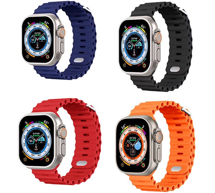 no brand k1 Smartwatch (red, blue, orange, black Strap, L) | Makro