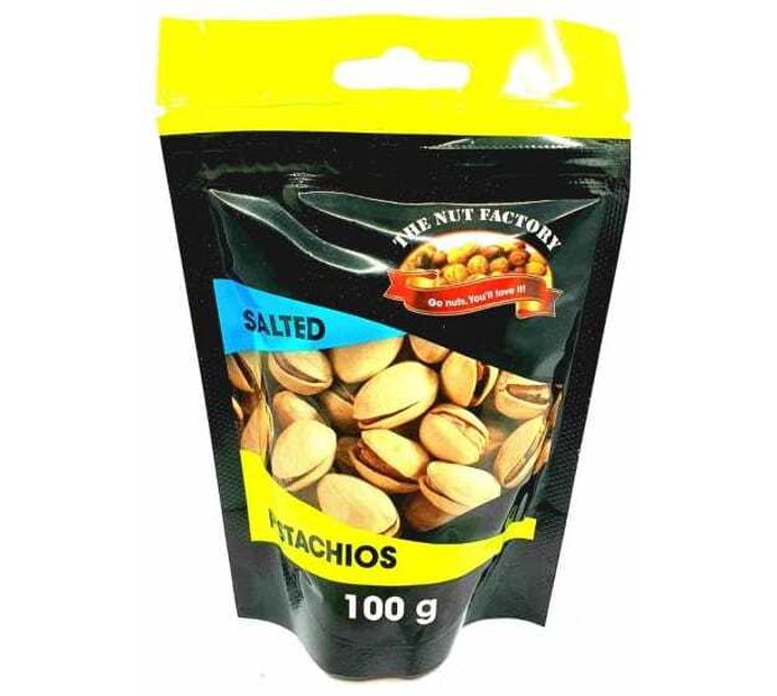 THE NUT FACTORY Salted Pistachios 250g – Crunchy & Savory Snack ...