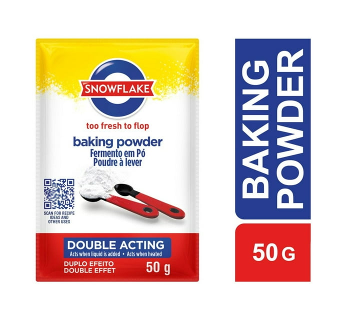 Snowflake Baking Powder Sachets (25 x 4 x 50g) | Makro
