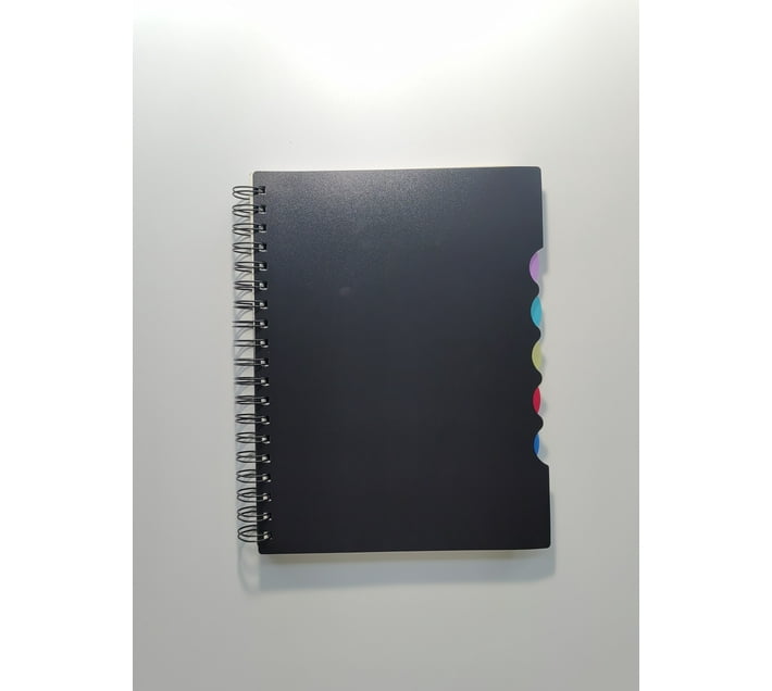 none Black Diary A5 Notebook Lined (Black) | Makro