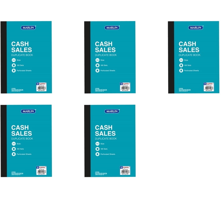 Marlin Duplicate Books A5 Duplicate Books Cash Sale (Blue) | Makro