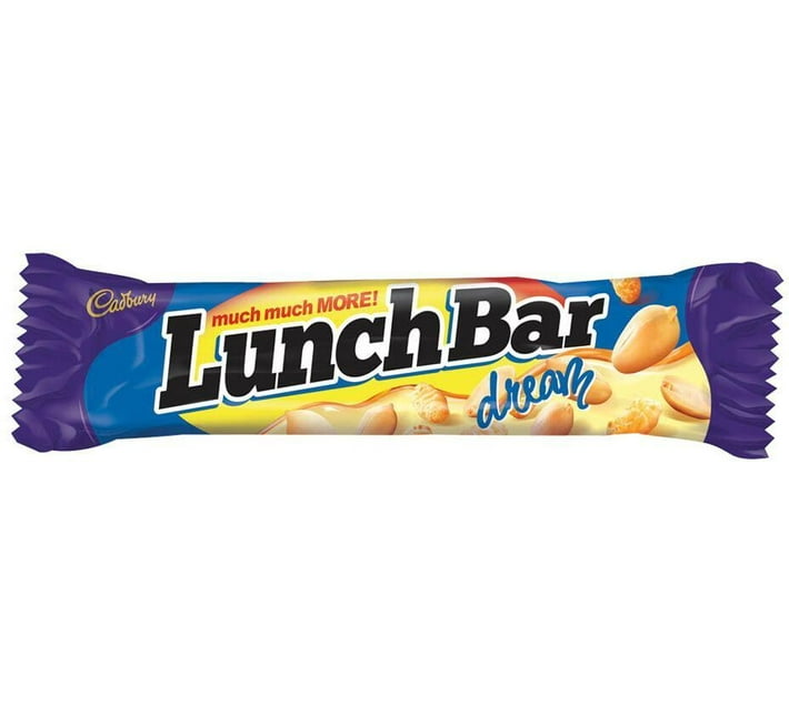 Buy Cadbury Lunch Bar Dream Large 48g -Pack of 40 Milk Chocolate Bars ...