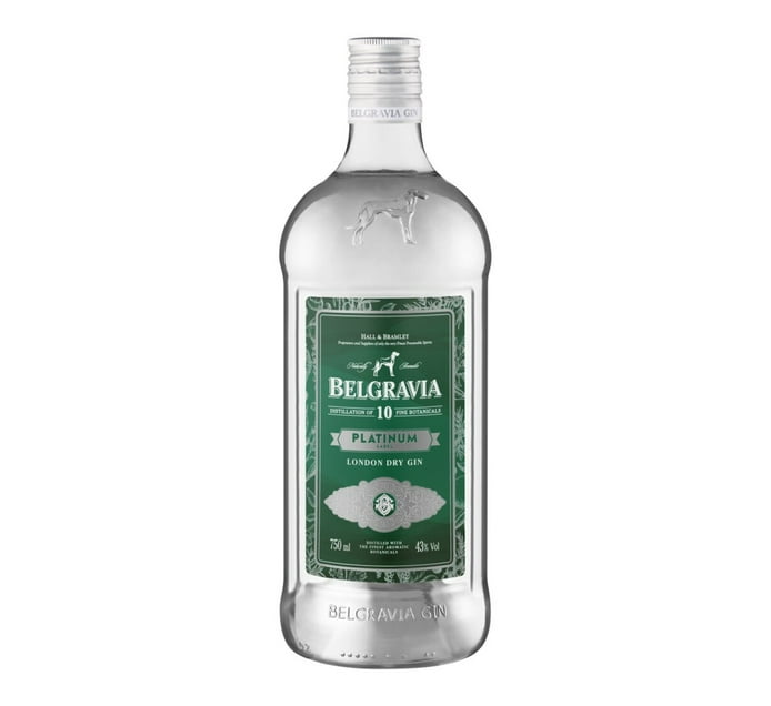 Belgravia Platinum London Dry Gin (1 x 750 ml) | Makro