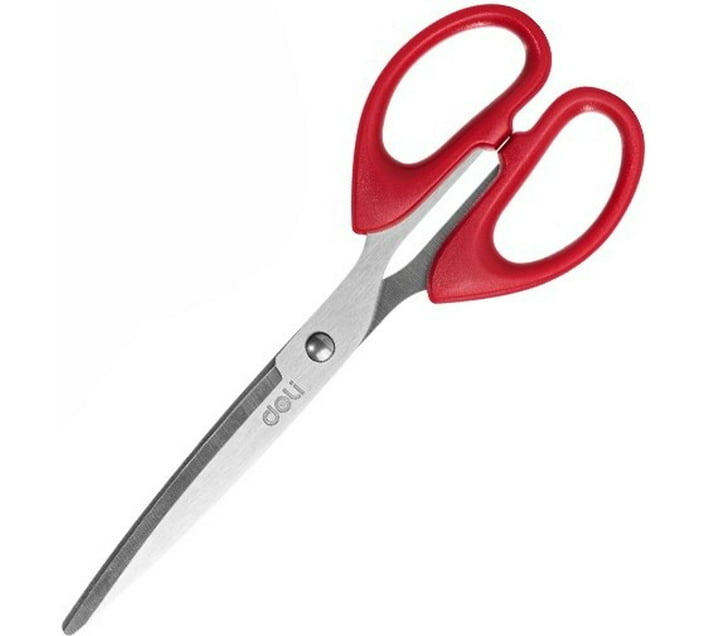 Deli Office Scissors - 202mm Scissors (Red) | Makro