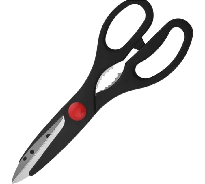 Generic 9140-CK Stainless Steel Multi-Function Kitchen Scissors (Black ...