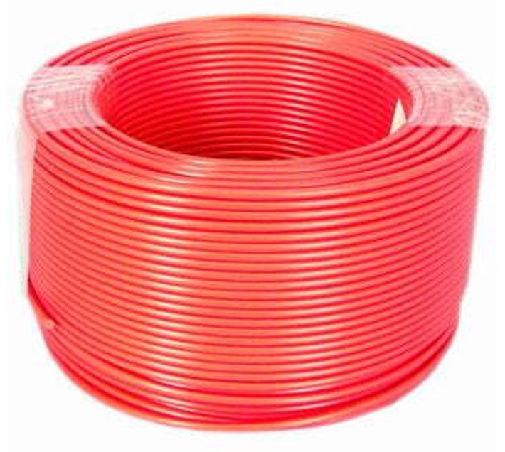 Gen Merch PVC 0.5 sq mm Red 300 m Wire (Pack of 100) | Makro