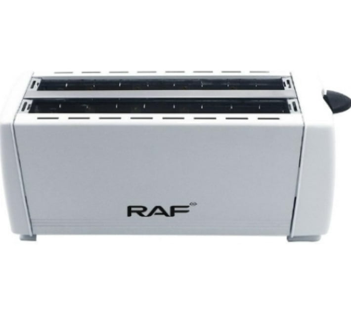RAF PHR00886 1200 W Electric Auto Pop Toaster (White) | Makro