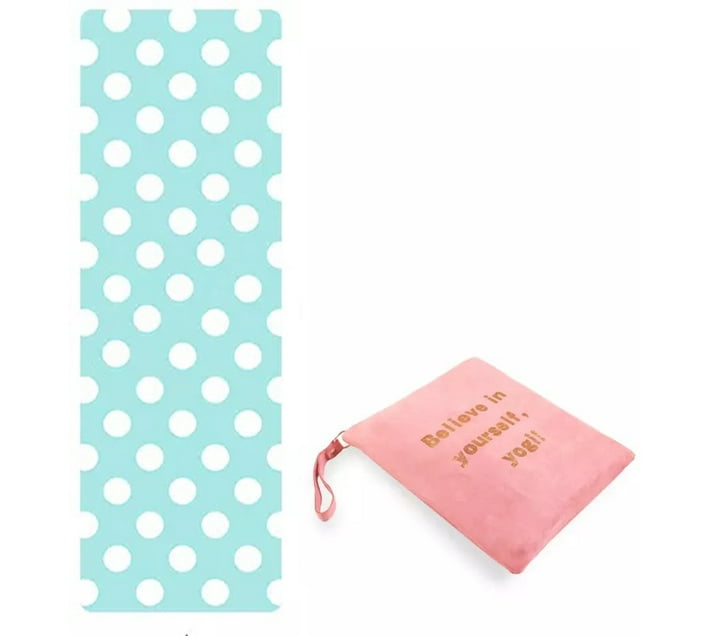 IS Natural Rubber And Vegan Suede Yoga Mat Yoga Kit () | Makro
