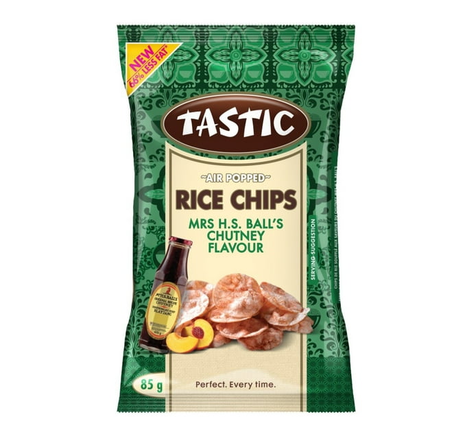 Tastic Rice Chips MRP Balls Chutney (85g) | Makro
