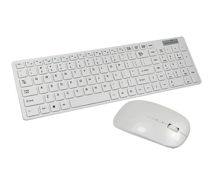Someone’s in a Makro Wireless Keyboard and Mouse Combo - White- with ...