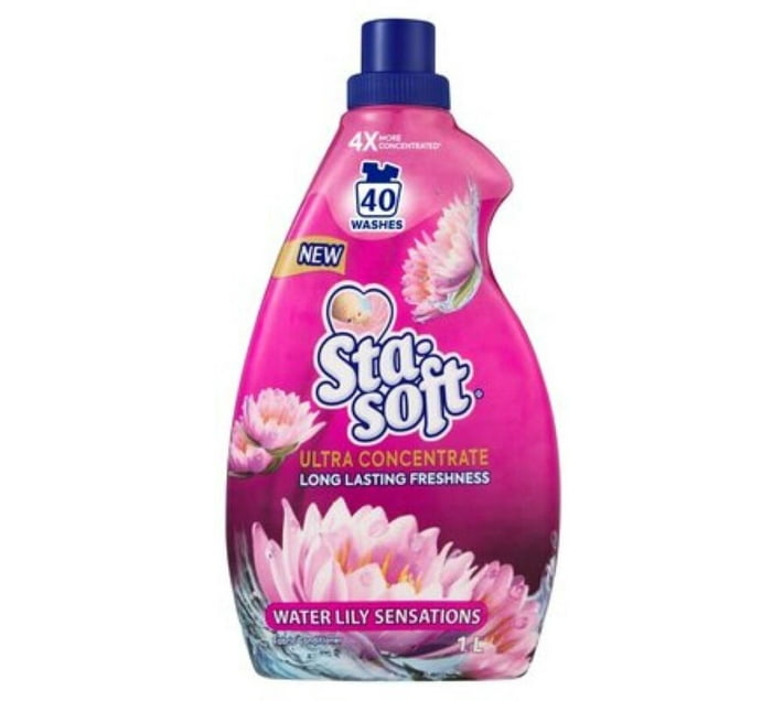 Sta-Soft Ultra Concentrate Water Lily Sensations Fabric Softener (1 L ...