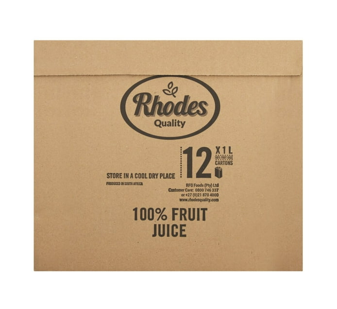 Rhodes Rhodes Fruit Juice 100% 1lt, Litchi X 12 Litchi (1lt | Makro
