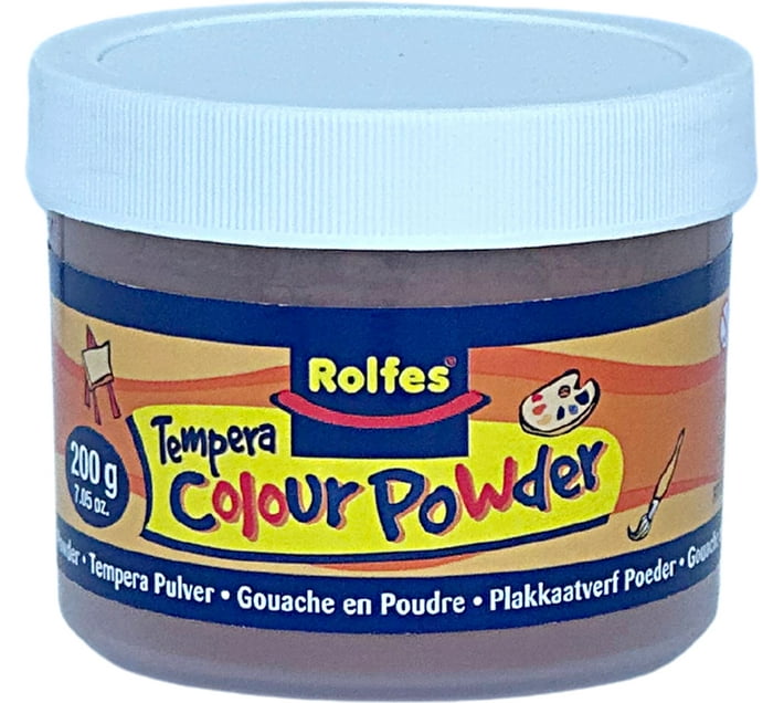 Rolfes Tempera Powder 200g Burnt Umber (Set of 1, Brown) | Makro
