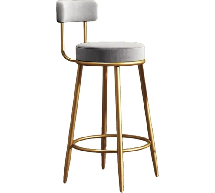 generic Metal Bar Chair (Finish Colour - Grey, Pre-assembled) | Makro