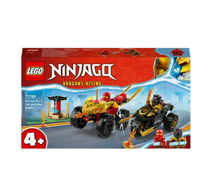 Someone’s in a Makro Lego Kai And Ras's Car And Bike Battle Mood