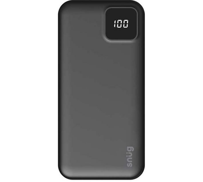 Snug 20000 mAh Power Bank (Black, Lithium-ion, Fast Charging for Mobile ...