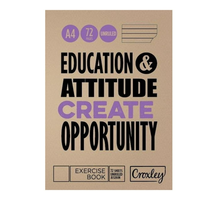 Buy Croxley a4 Unruled Exercise Book 72pg in Bulk | Makro Business