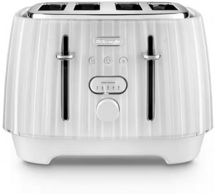 Buy Delonghi Ballerina 4 Slice - Opaline CTD4003.W 1800 W Electric Pop ...