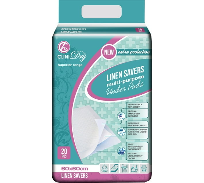 Clinihealth Linen Savers 60×60 Pulp 100 TC Silk Queen 3D Printed Flat ...