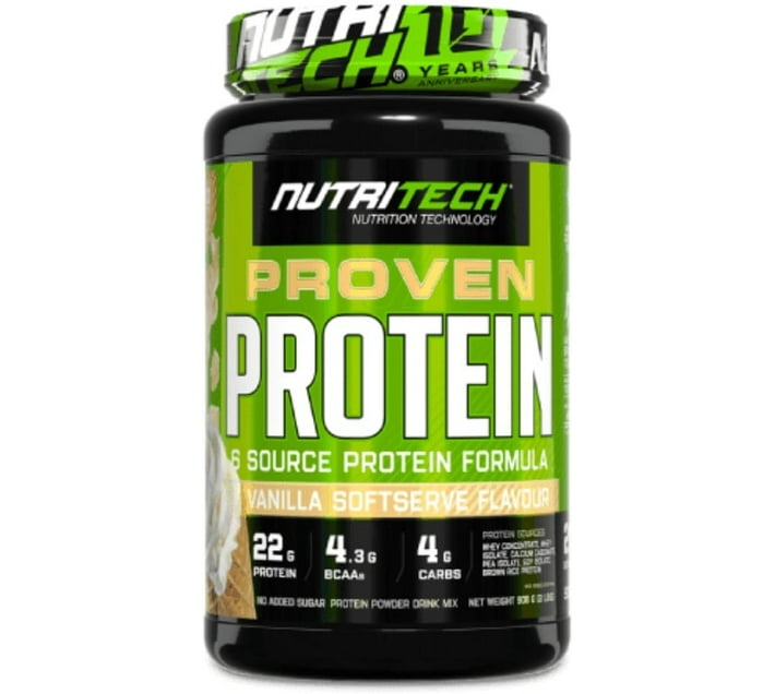 Nutritech Proven Protein (908g) Protein Shake (908 g, Vanilla Softserve ...