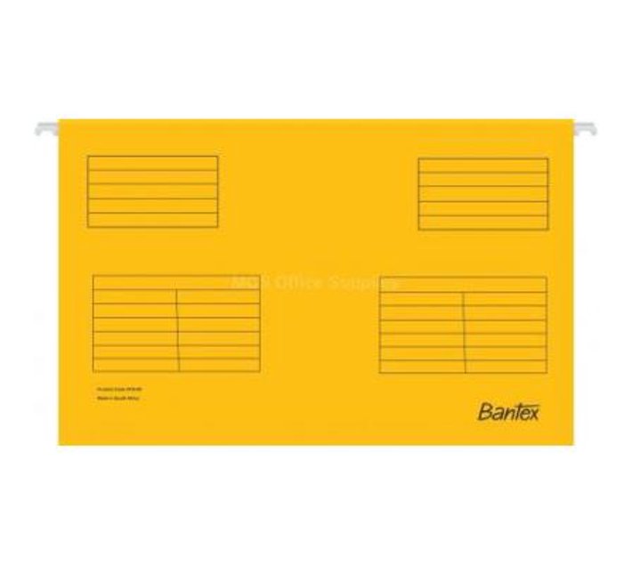 Someone’s in a Makro Bantex Suspension file foolscap yellow, carton Mood