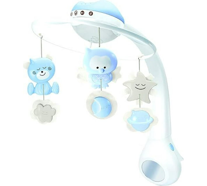 Infantino 3-in-1 Musical Mobile and Prjoector Mixed Crib Toy and Play ...