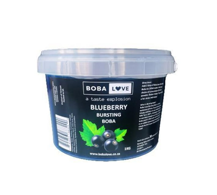 Someones In A Makro Boba Love Bursting Boba Popping Boba Bubble Tea Pearls Blueberry