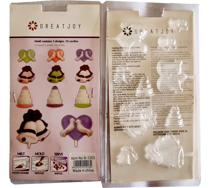 Maruti Groups Lollipop Mold - Christmas Mould Shape Chocolate Moulds ...