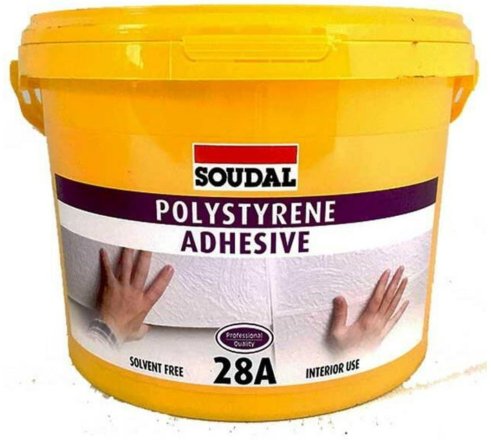 Buy SOUDAL Adhesive Polystyrene Glue 5kg Adhesive (5 kg) in Bulk ...
