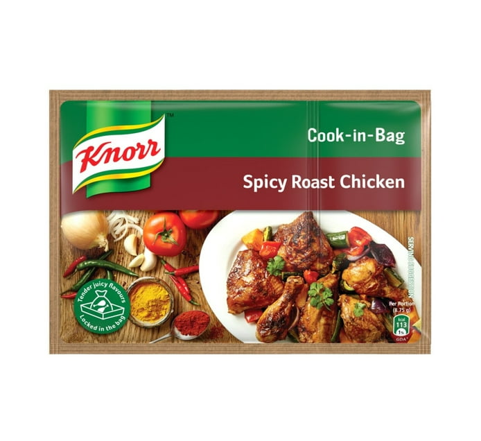 Buy Knorr Spicy Roast Chicken Cook-in-Bag 35g in Bulk | Makro Business