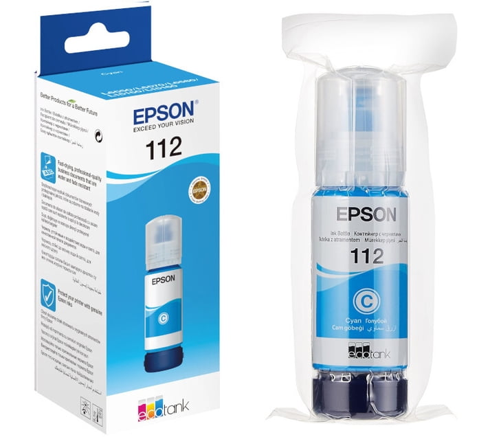 Buy Epson 112 Cyan Ink Bottle () in Bulk | Makro Business