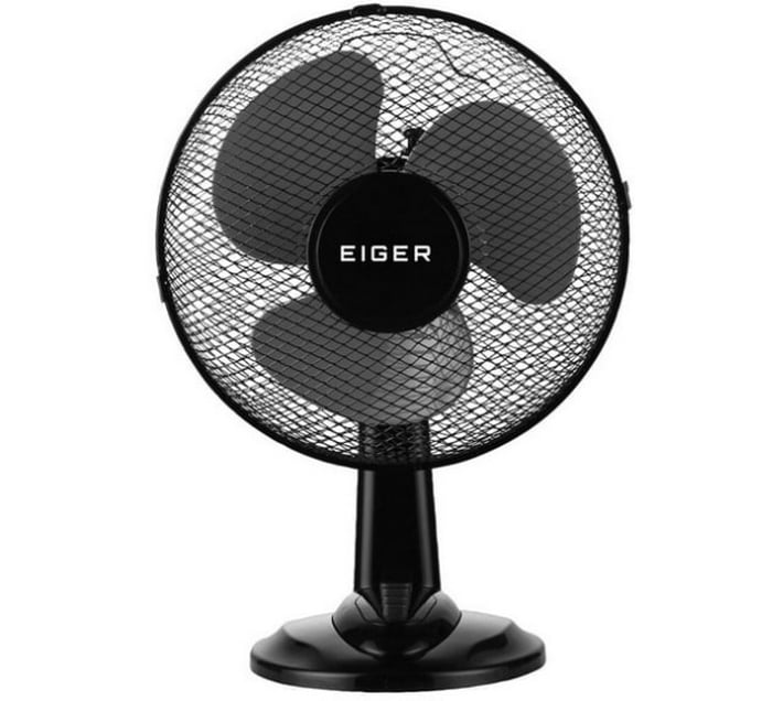 Eiger 40CM Desk Fan A+ Table Fan (Black, Pack of 1) | Makro