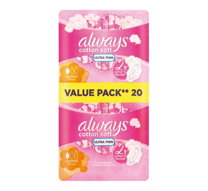 Always Senitive Sanitary Pads Normal (1 x 20's) | Makro