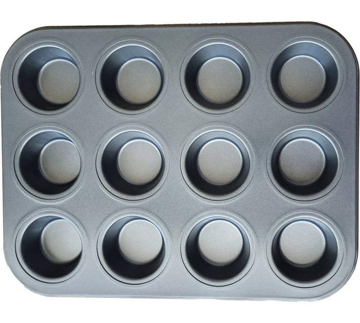 Maruti Groups Mini Cupcake Baking Tray / Pan for Cake Decorating Steel ...